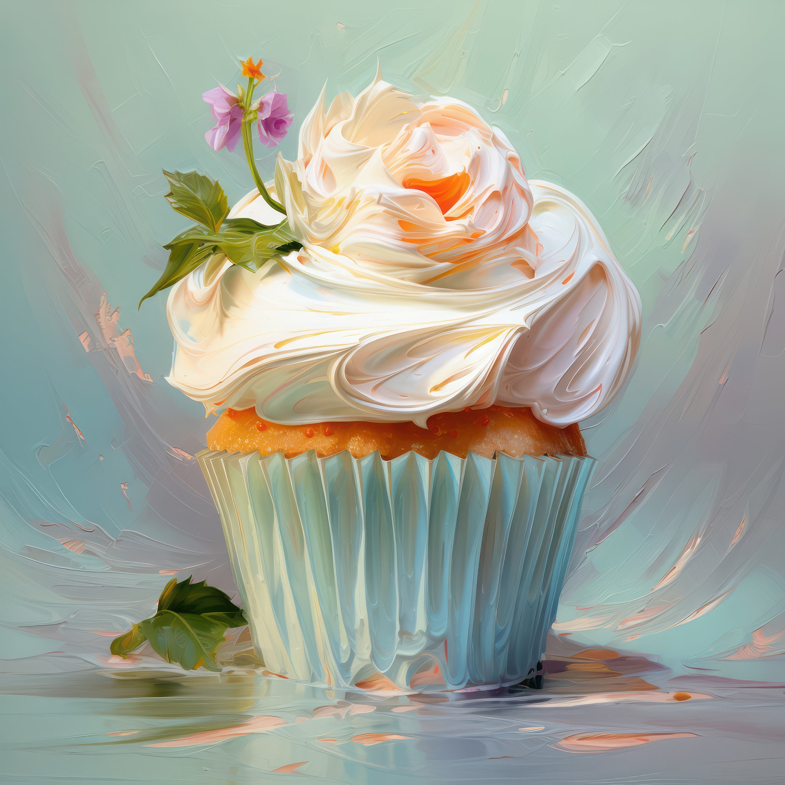 Colorful Cupcake Print Cupcake Printable Pastry Poster Patisserie Wall ...