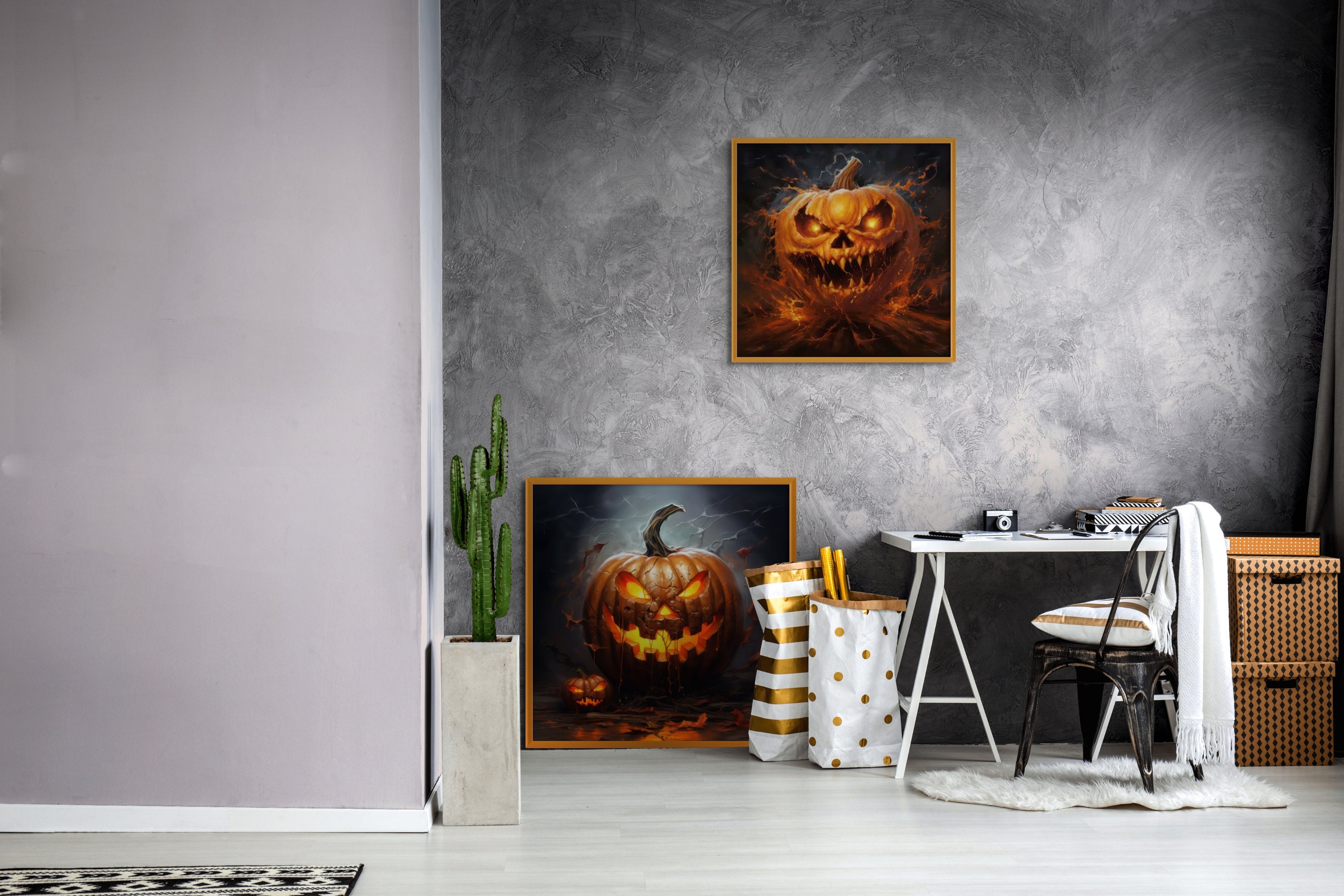 Jack O Lantern Print Halloween Printable Pumpkin Poster All - Etsy
