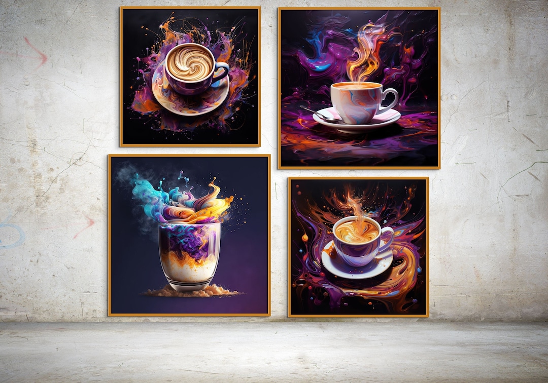 Cappuccino Print Coffee Printable Coffee Download Coffee - Etsy