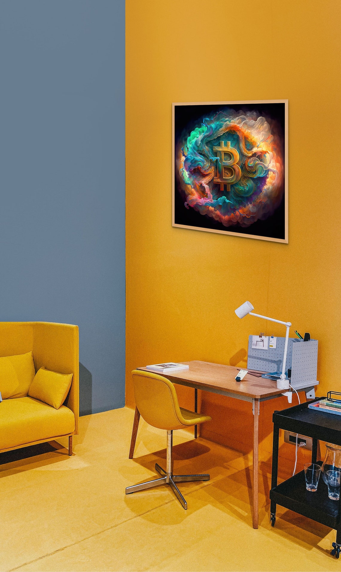 Bitcoin Poster, Bitcoin Logo Print, Crypto Poster, Bitcoin Printable ...