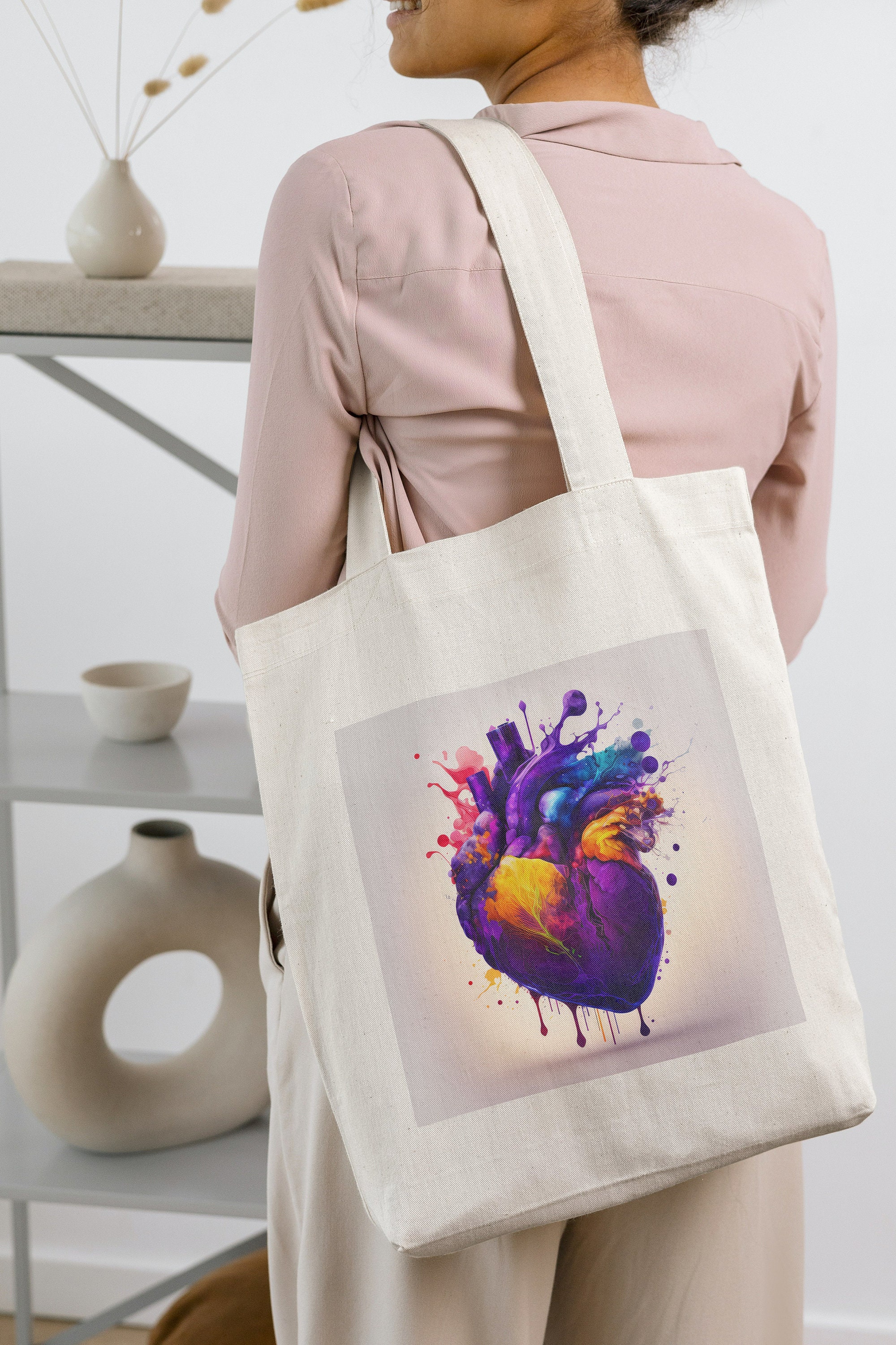 Human Heart Print Anatomical Heart Printable Anatomic Wall Art Medical ...