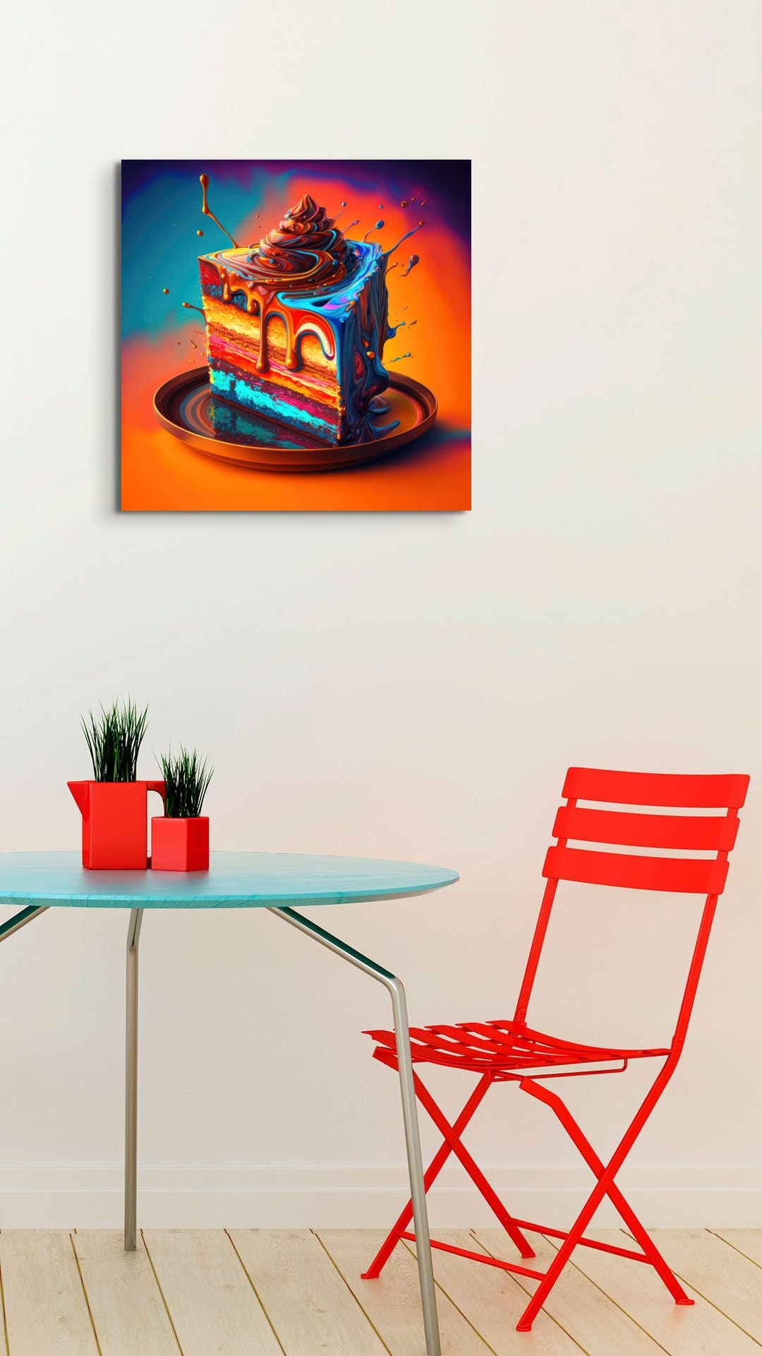 Colorful Cake Print Colorful Cake Printable Pastry - Etsy