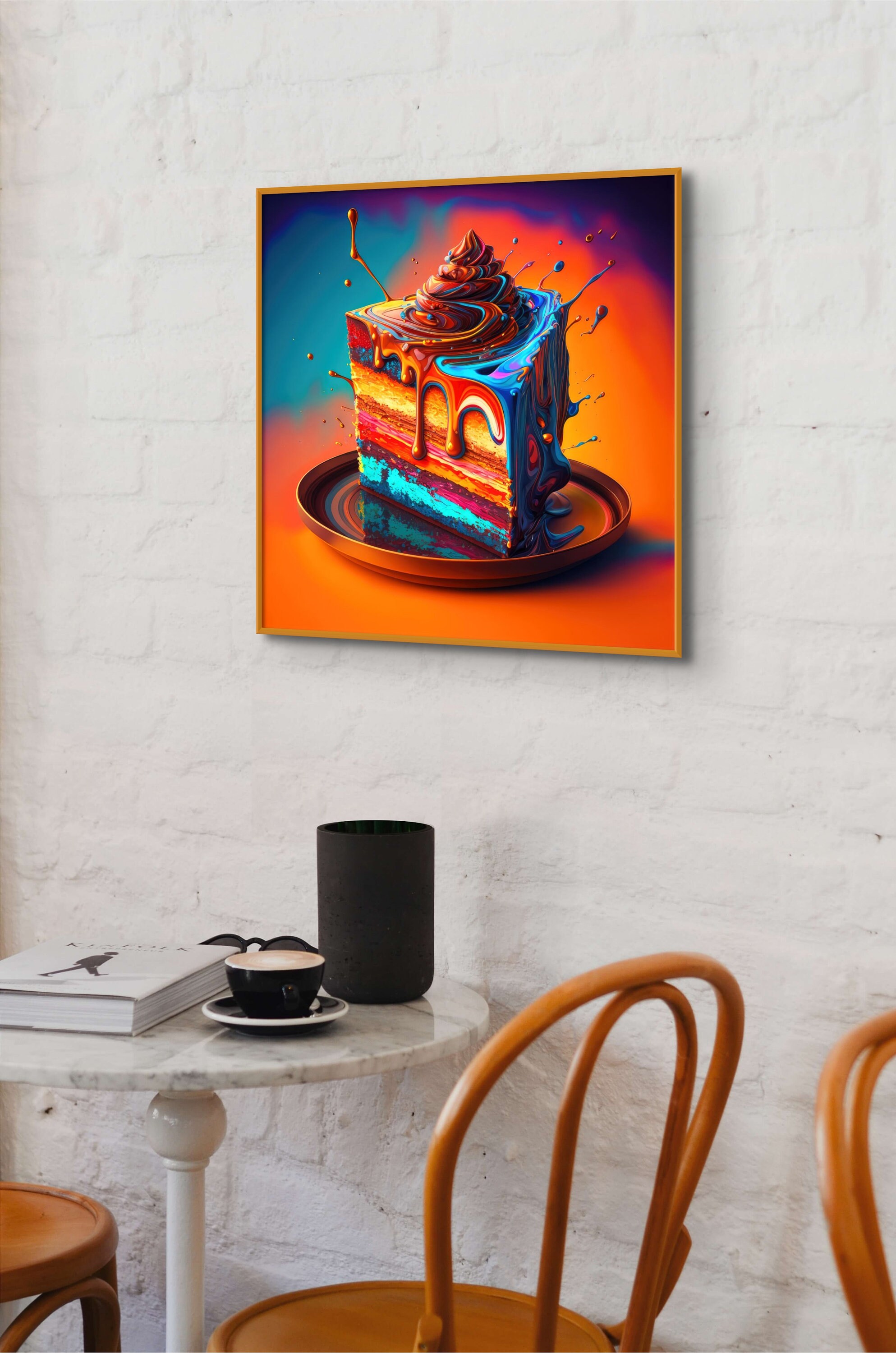 Colorful Cake Print Colorful Cake Printable Pastry - Etsy