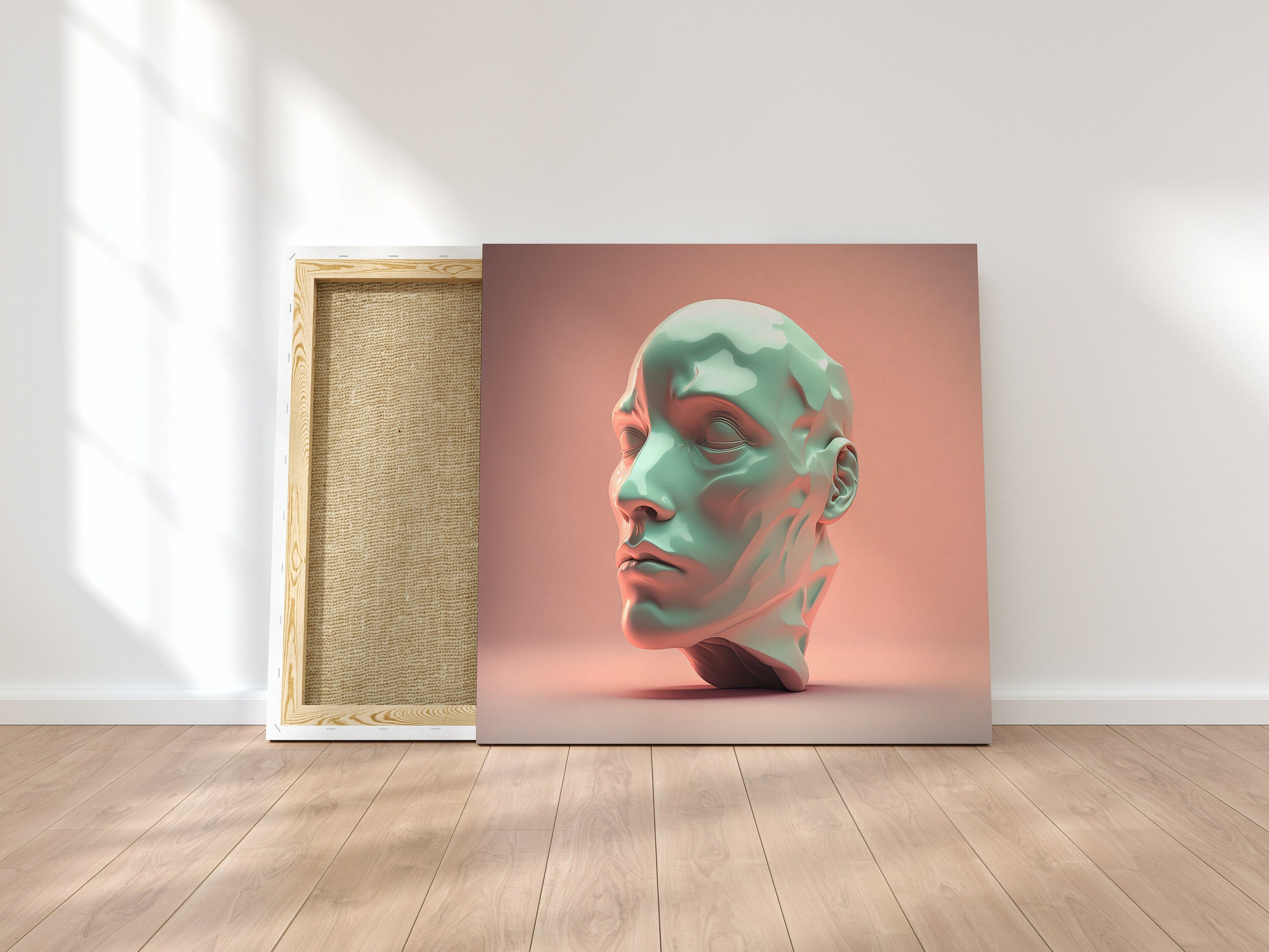 Abstract Man Print Male Wall Art Download Human Head Poster Modern ...