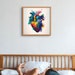 Human Heart Print Anatomical Printable Anatomic Wall Art Medical Decor ...
