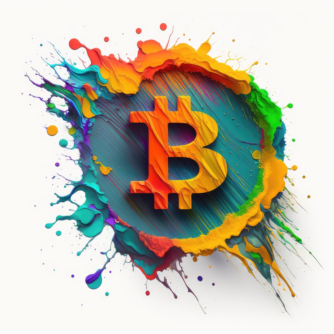 Bitcoin Poster, Bitcoin Logo Print, Crypto Poster, Bitcoin Printable ...