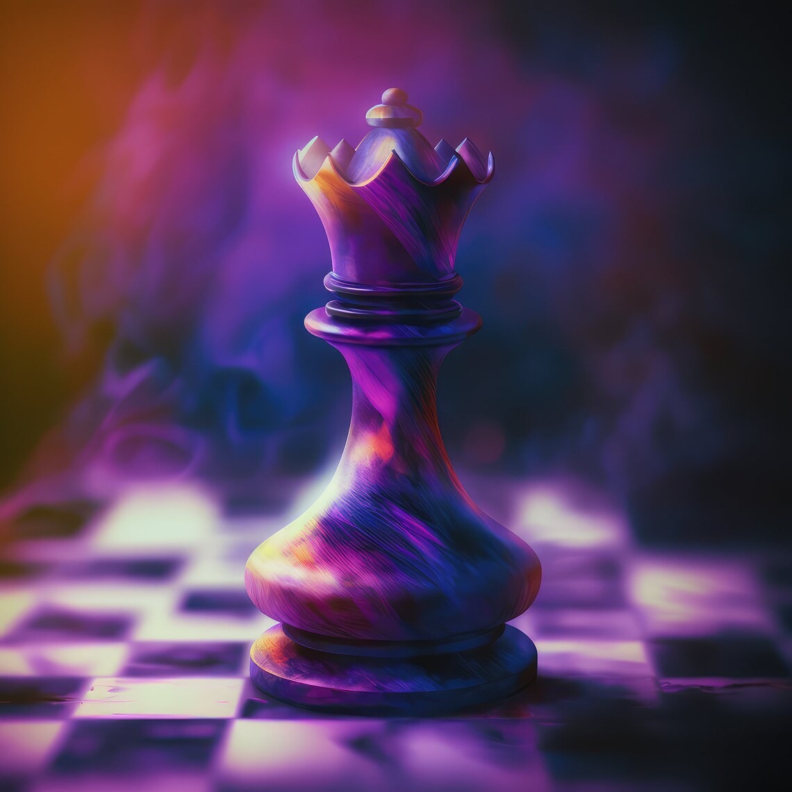 Chess Print Watercolor Chess Piece Printable King Poster Wall Art ...