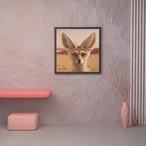 Fennec Fox Print Desert Fox Printable Wild Animal Poster Vixen Wall Art ...
