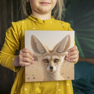 Fennec Fox Print Desert Fox Printable Wild Animal Poster Vixen Wall Art ...