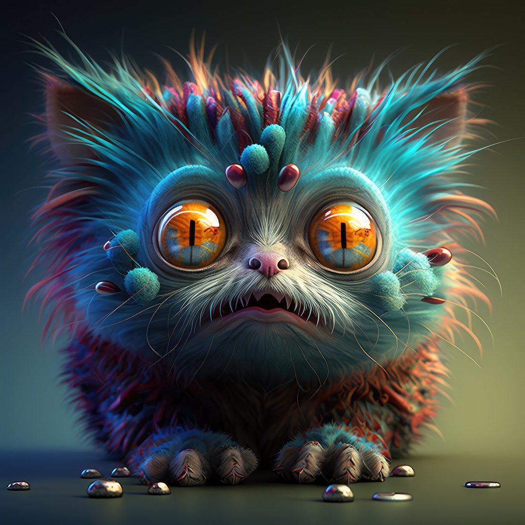 colorful-cat-printable-ugly-cat-print-weird-cat-wall-art-cat