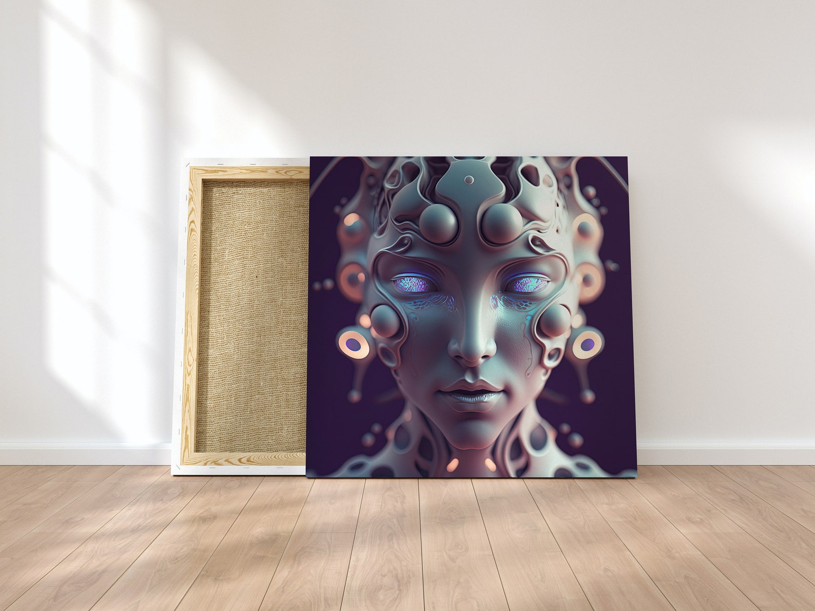 Robot Girl Print Cyborg Girl Cybernetic Poster Futuristic Printable Sci ...