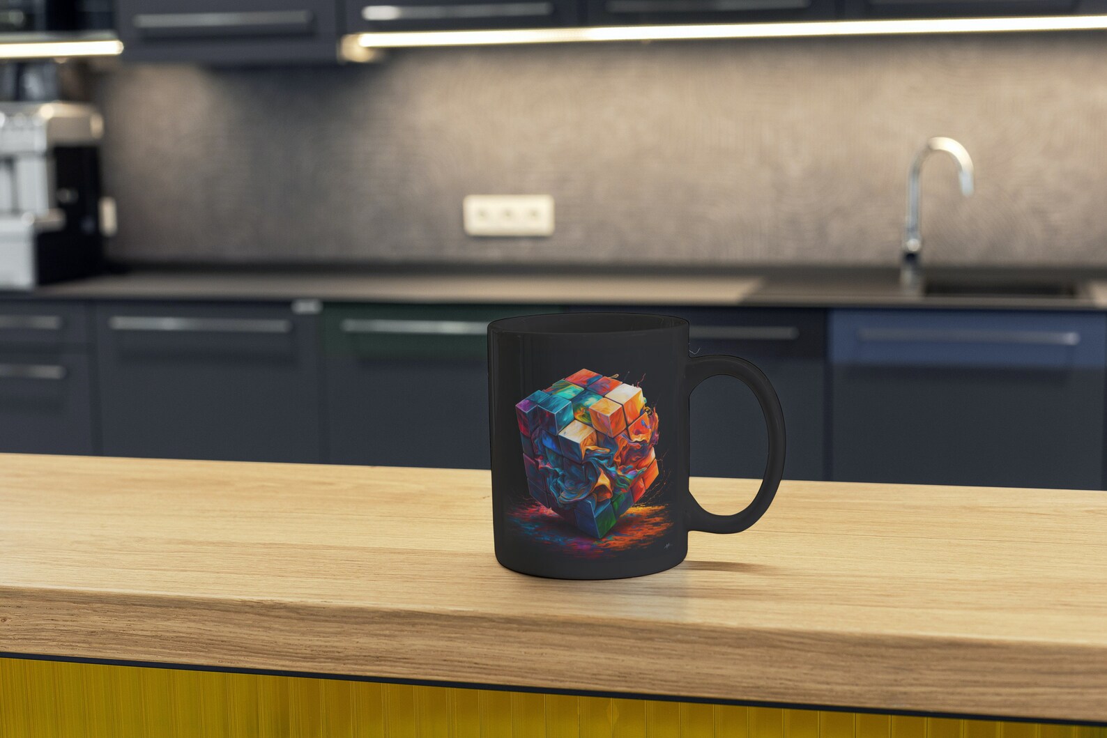 Rubik Cube Printable Rubik Cube Print Colorful Wall Art - Etsy