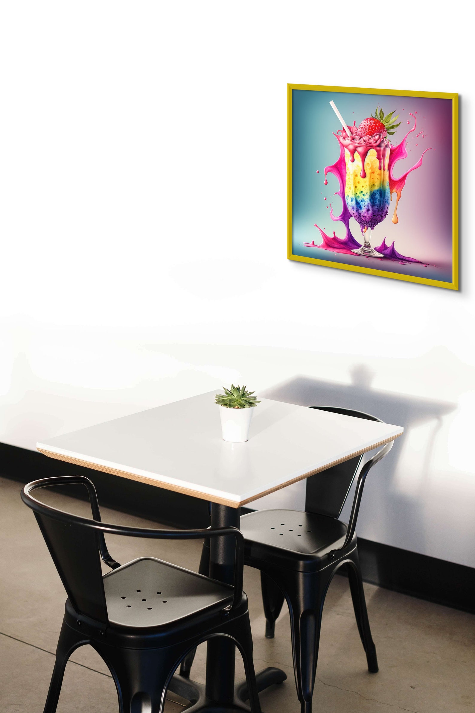 Smoothie Print Smoothie Printable Strawberry Smoothie Poster - Etsy