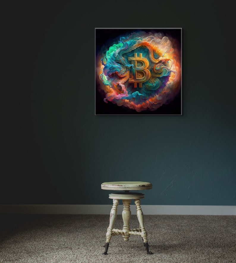 Bitcoin Poster, Bitcoin Logo Print, Crypto Poster, Bitcoin Printable ...