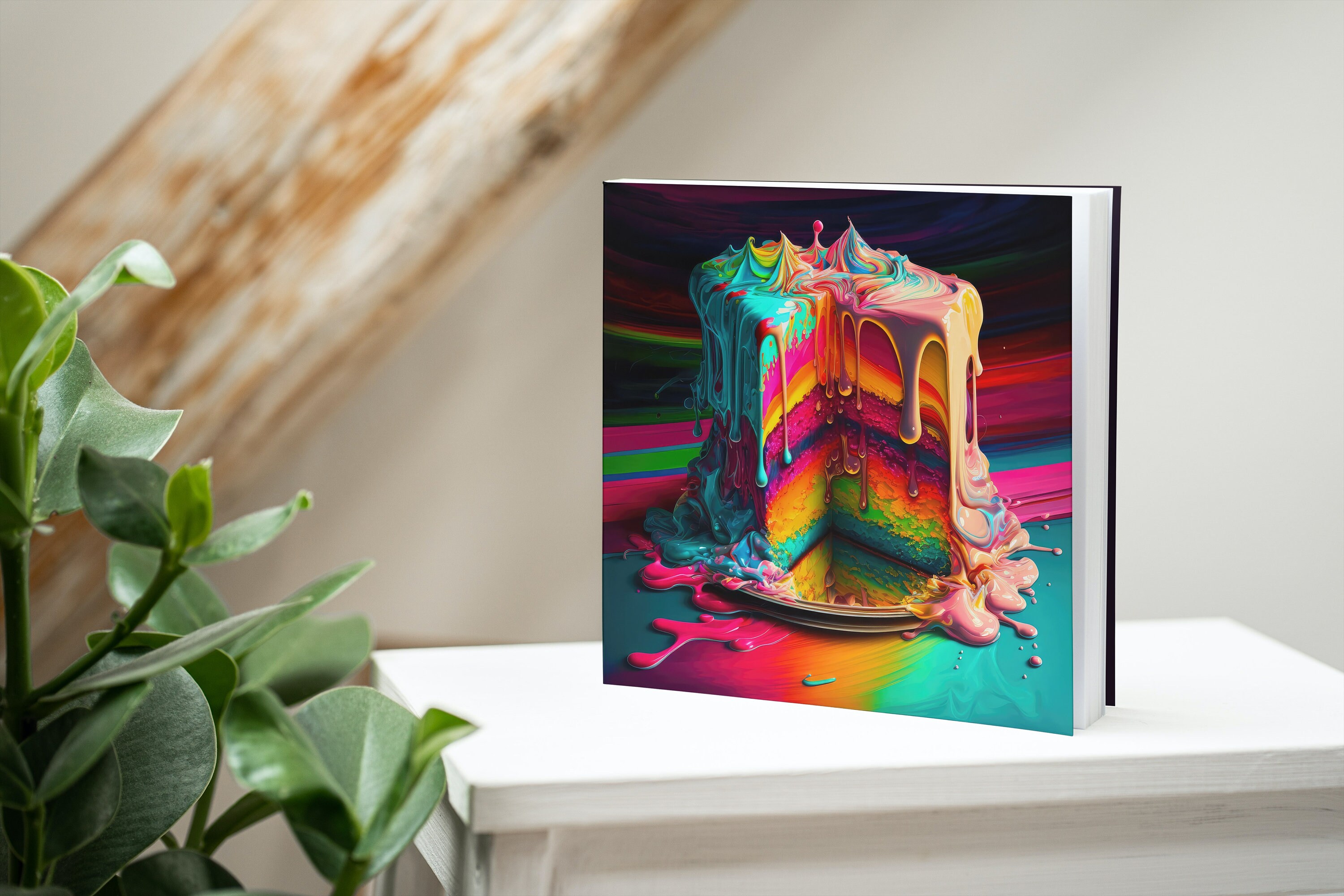 Colorful Cake Print Colorful Cake Printable Pastry Patisserie Wall Art ...