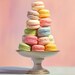 Macarons Print Macarons Printable Kitchen Wall Artwork Meringue Poster ...