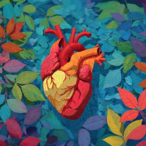 Human Heart Print Anatomical Printable Anatomic Wall Art Medical Decor ...
