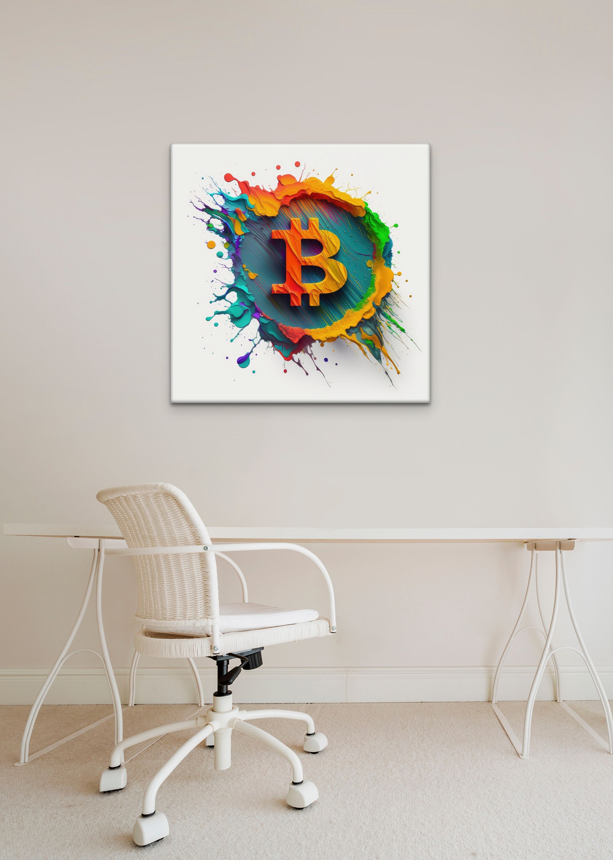 Bitcoin Poster, Bitcoin Logo Print, Crypto Poster, Bitcoin Printable ...