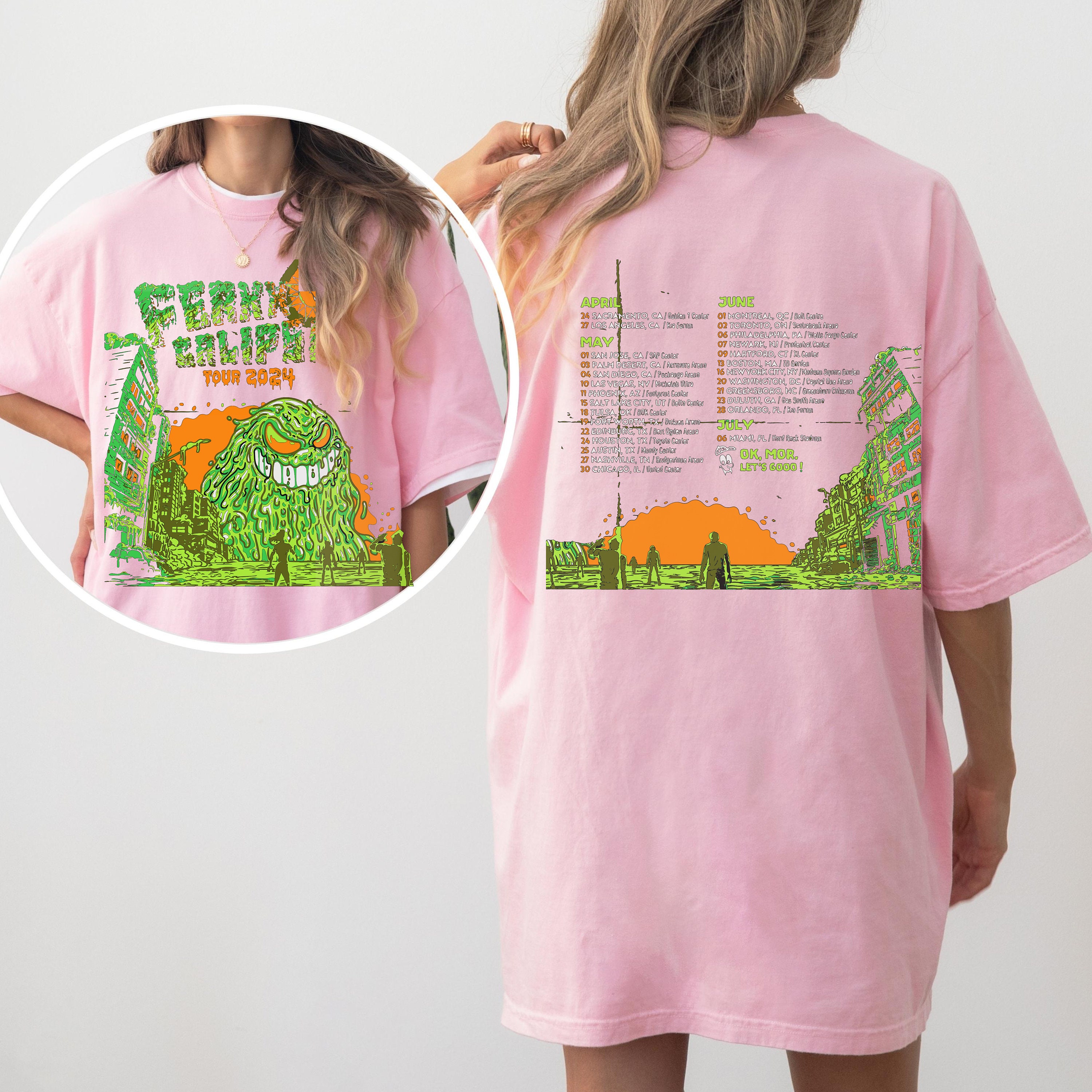 Ferxxocalipsis Tour 2024 Feid Ferxxo Graphic USA Tour Tee Ferxxo Album ...