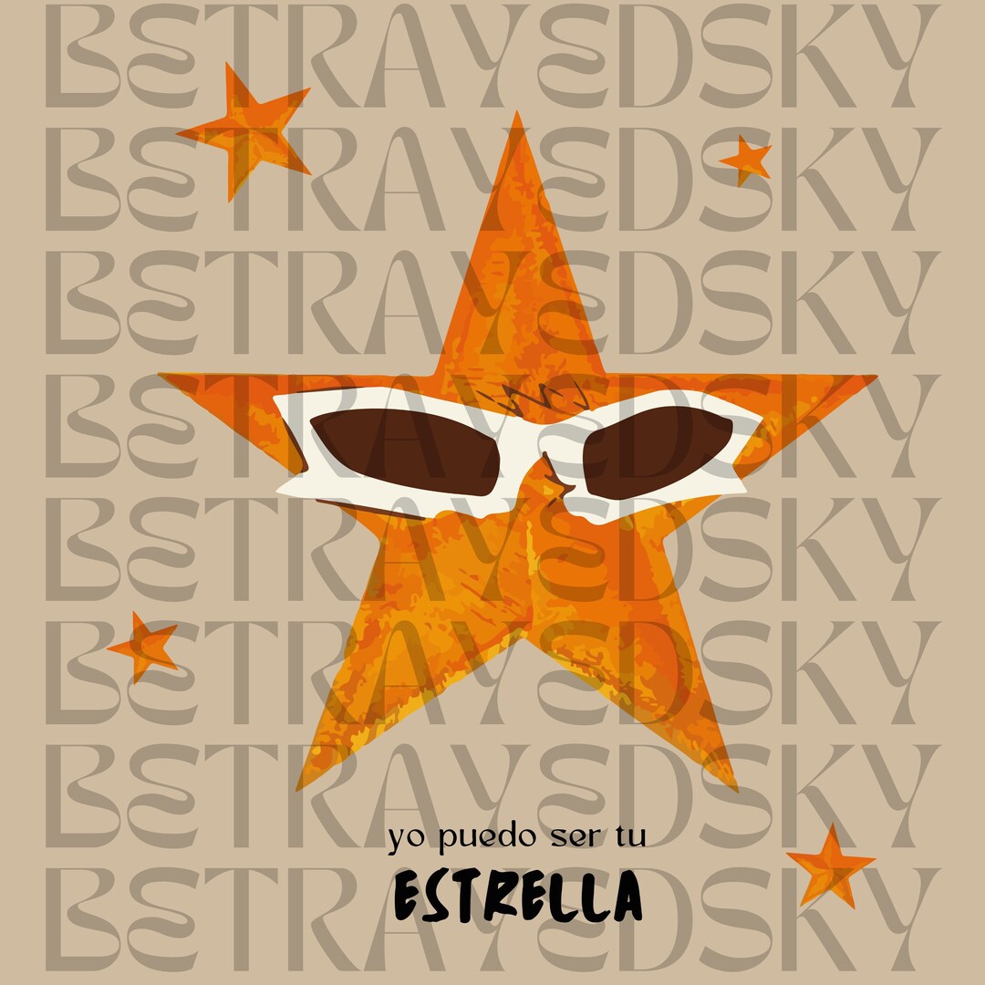 Estrella Mora png I want to be your star Original Design SVG perfekt ...