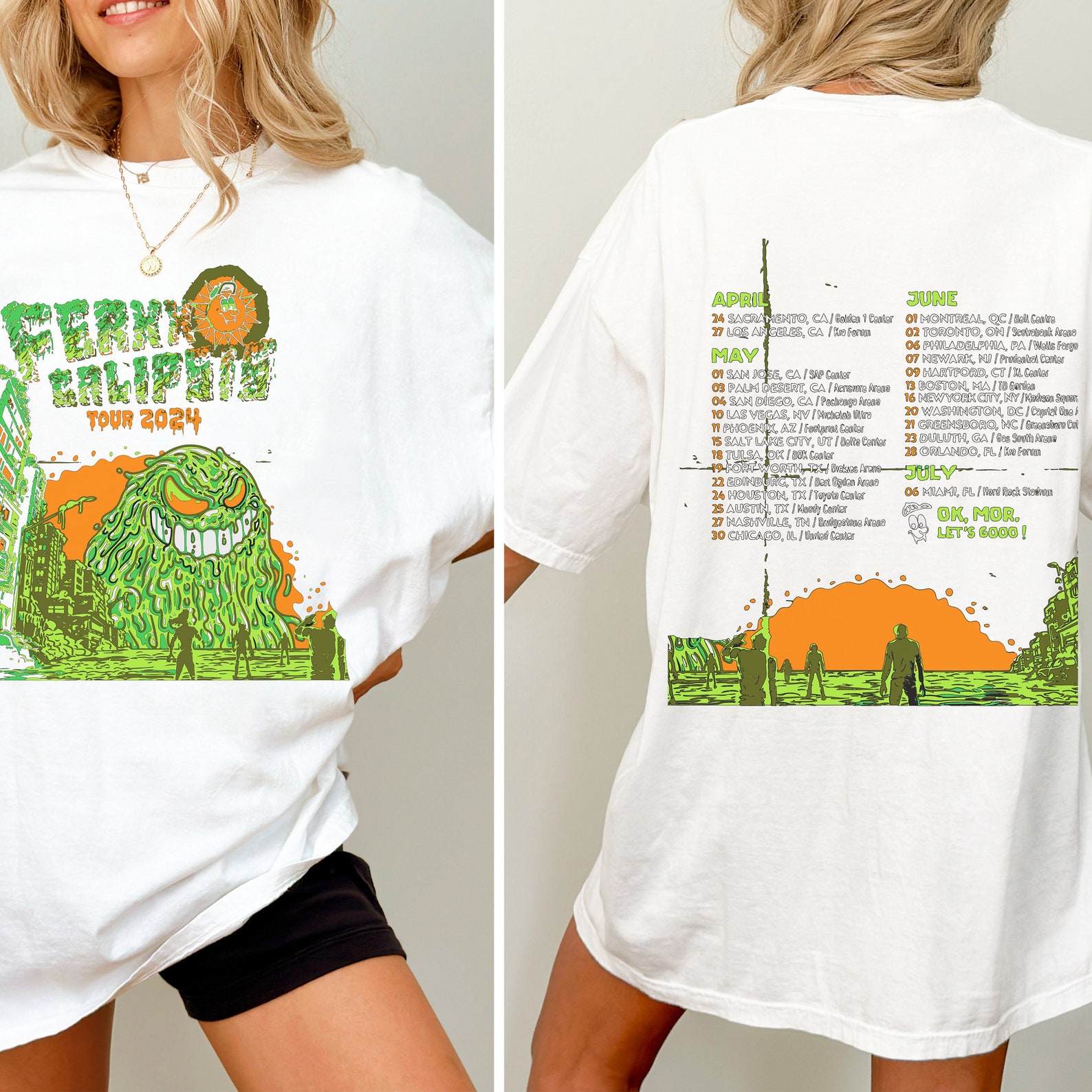 Ferxxocalipsis Tour 2024 Feid Ferxxo Graphic USA Tour Tee Ferxxo Album ...