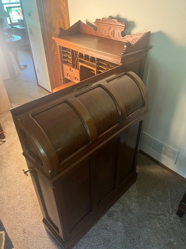 Moore Office Queen Cabinet Desk - Etsy