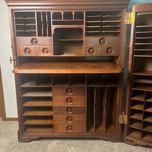 Moore Office Queen Cabinet Desk - Etsy