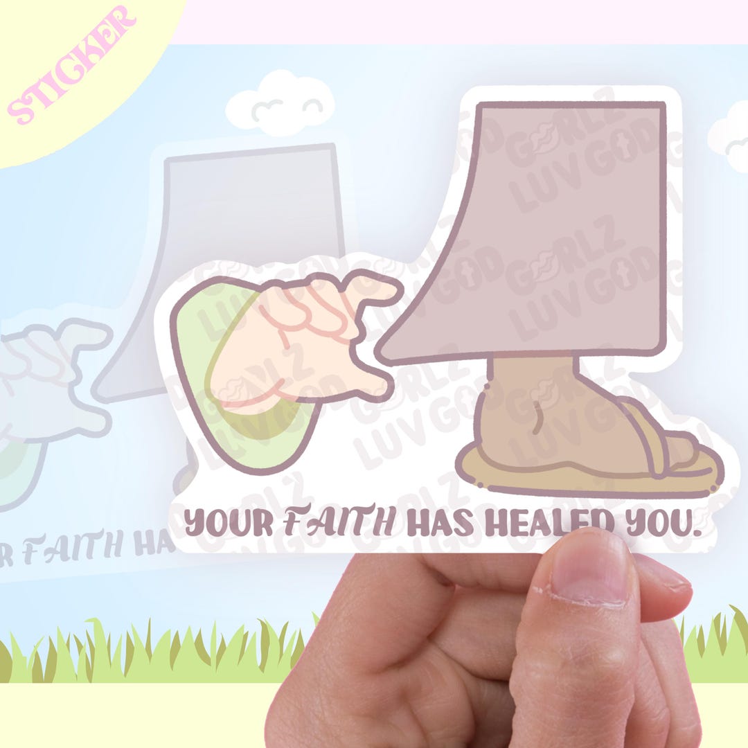 Faith, Bible Sticker, Jesus, God — Scrapbooking & Journaling | Sticker ...