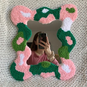 Punch Needle Mirror - Etsy