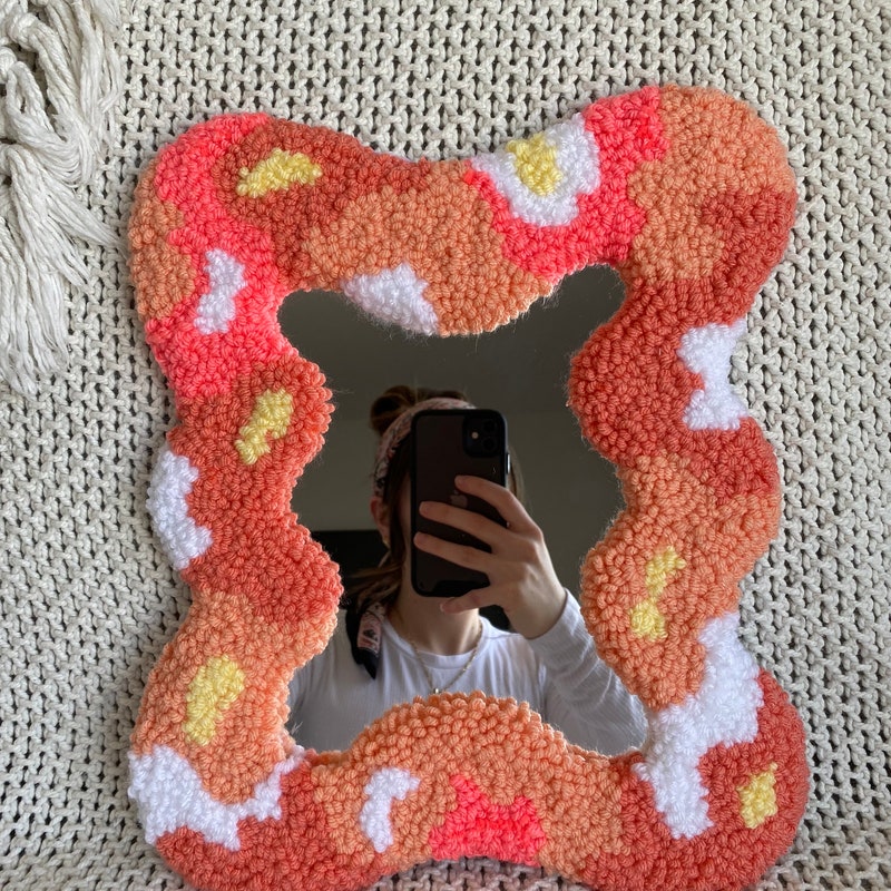 Tufted Mirror - Etsy