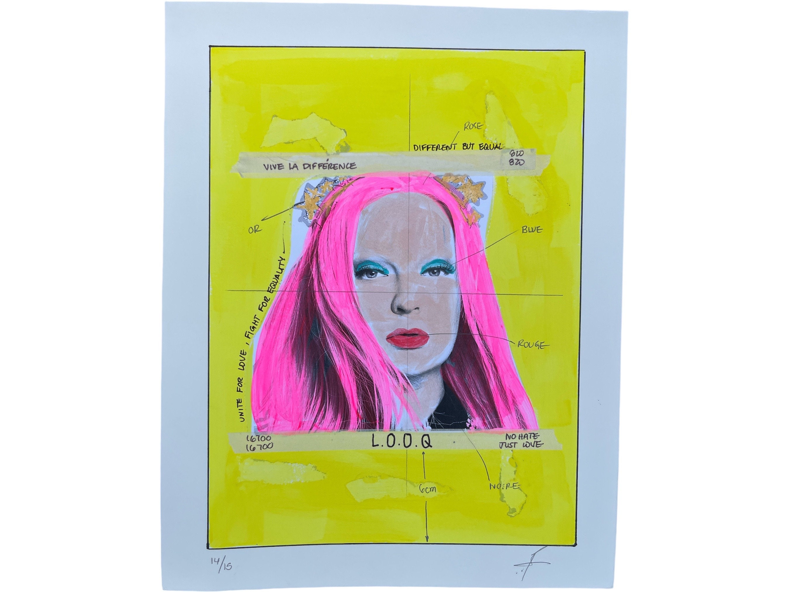KIM PETRAS LGBT Series Trans Visibility Pop Art Signed and - Etsy