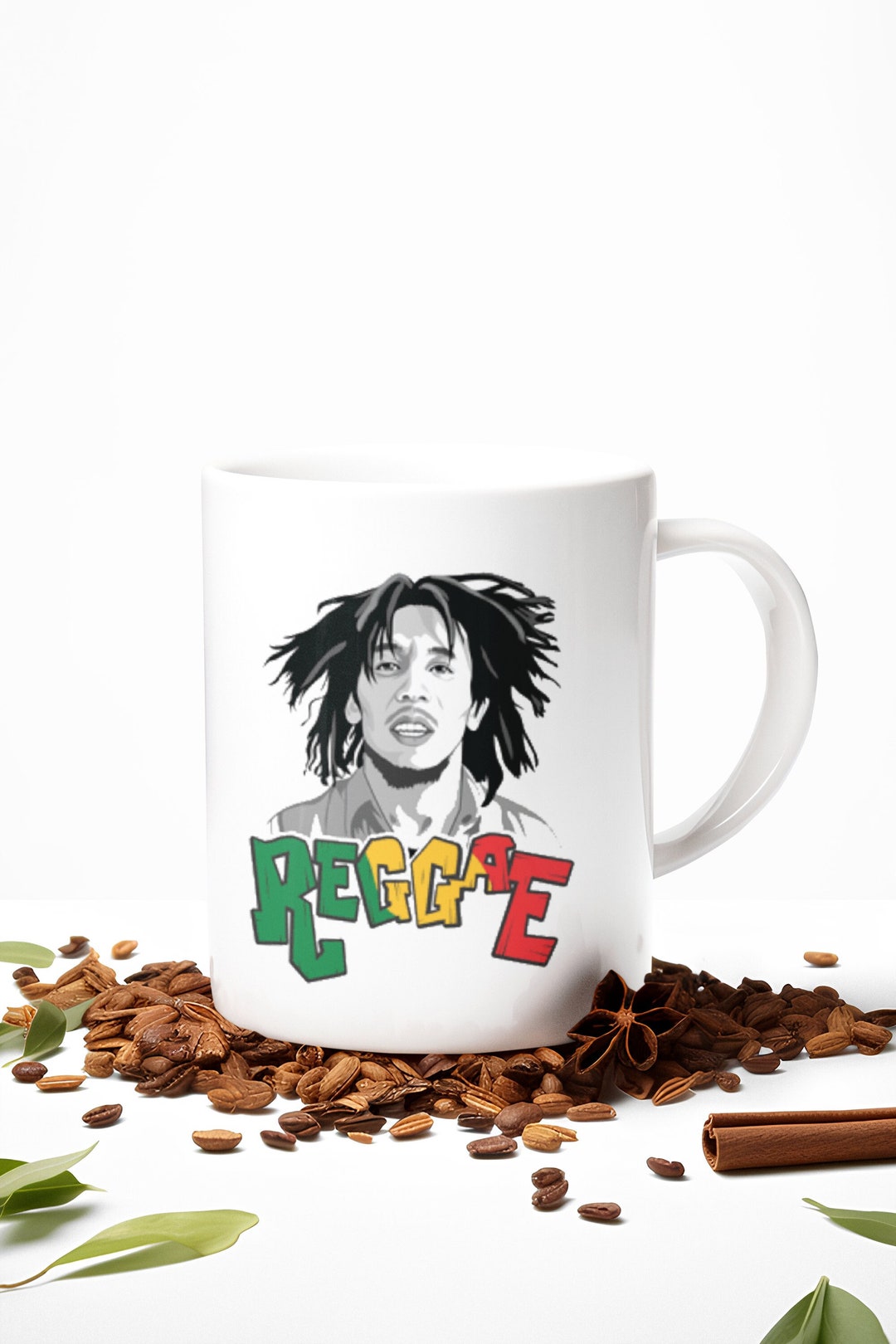 Bob Marley Coffee Mug, Reggae Coffee Mug - Etsy