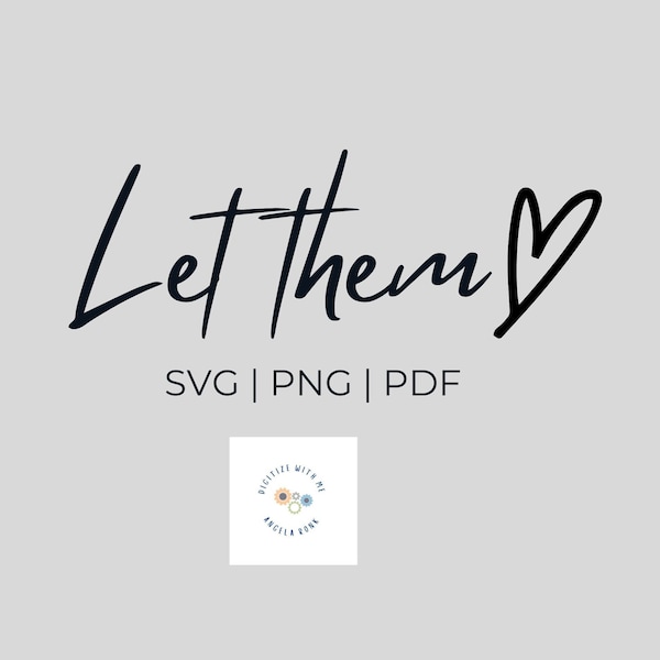 Let Them By Cassie Phillips Etsy