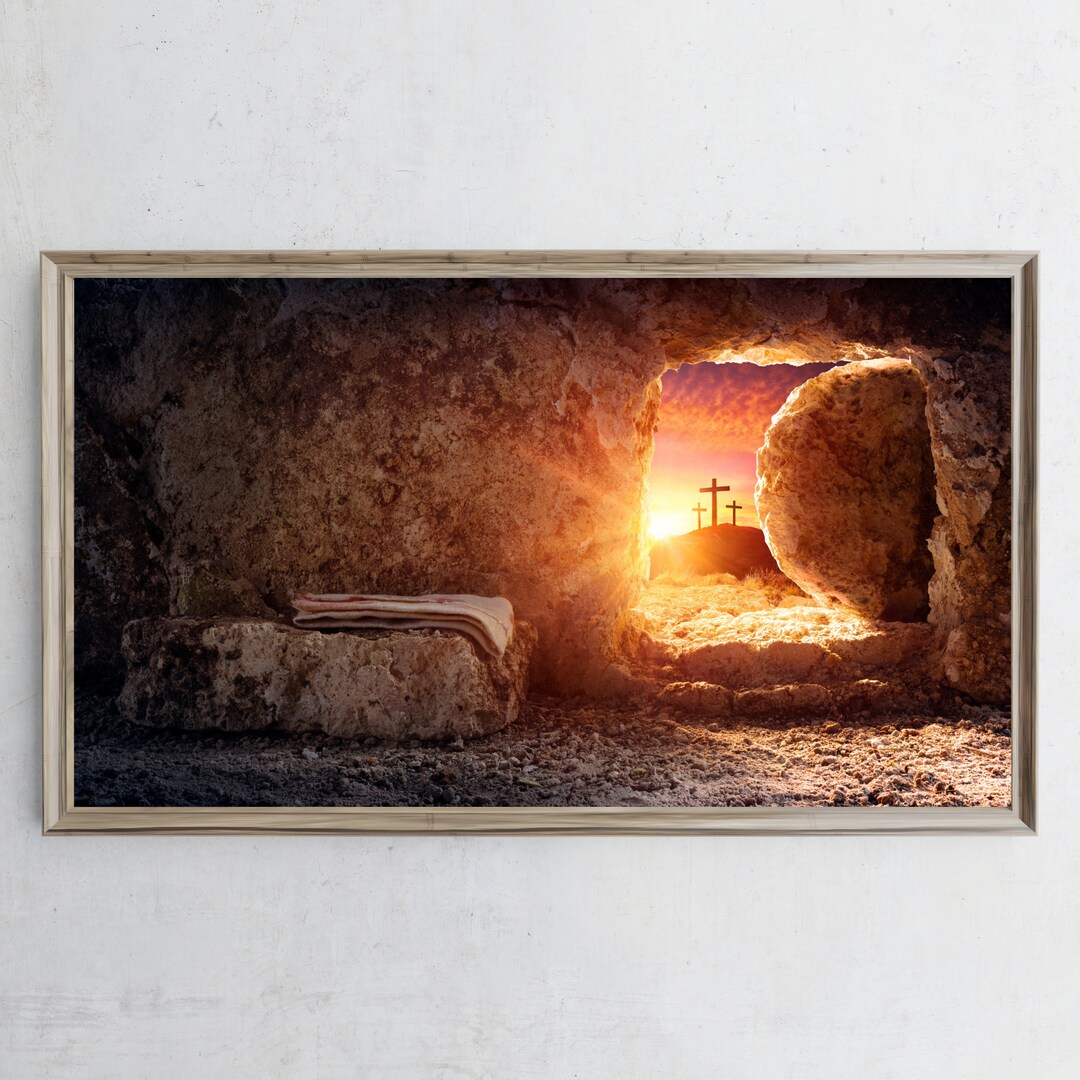 Samsung Frame TV Art | Empty Tomb | Easter | Religious| Instant Digital ...