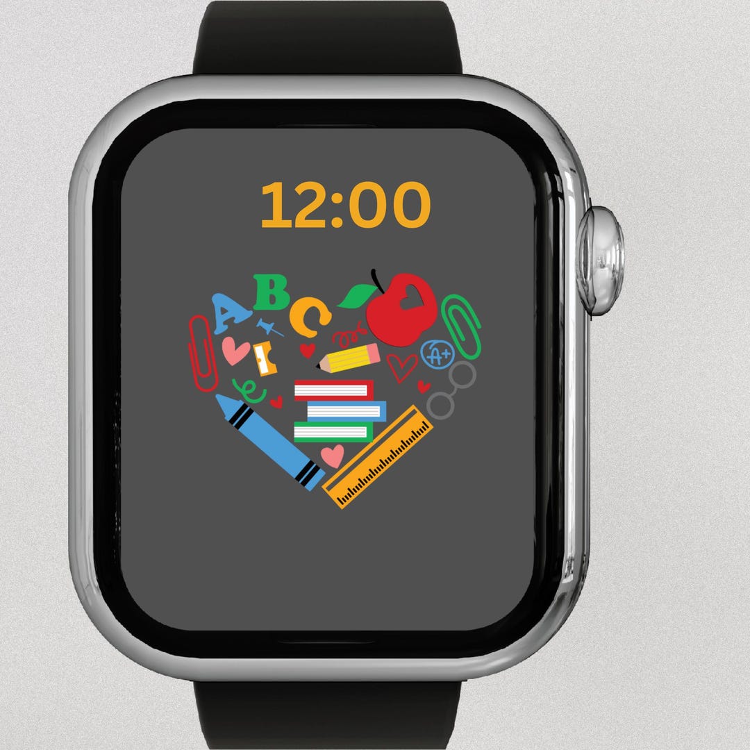 Teacher Apple Watch Wallpaper | Education Design (digital Download) - Etsy