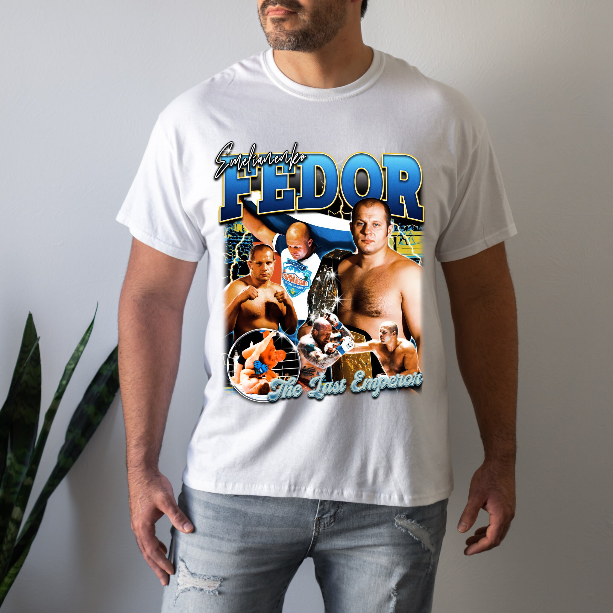 Fedor Emelianenko T-shirt Shirt Sweatshirt Vintage Graphic Tee Fighter ...