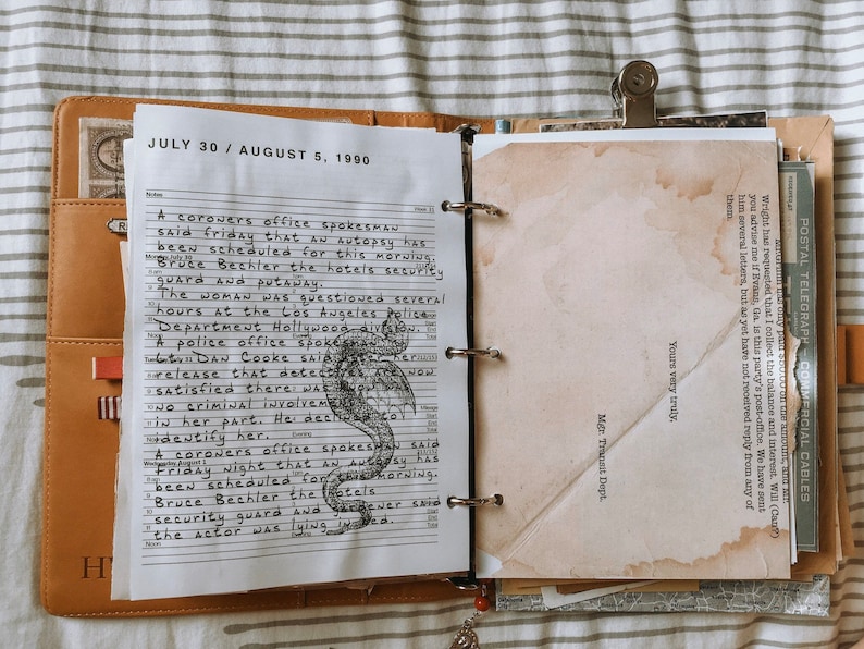 John Winchester Journal Pages merchant - Etsy