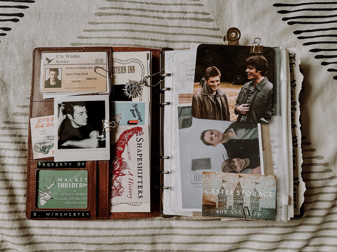 Dean Winchester Journal I Season 1 I Supernatural DIY Journal | John ...