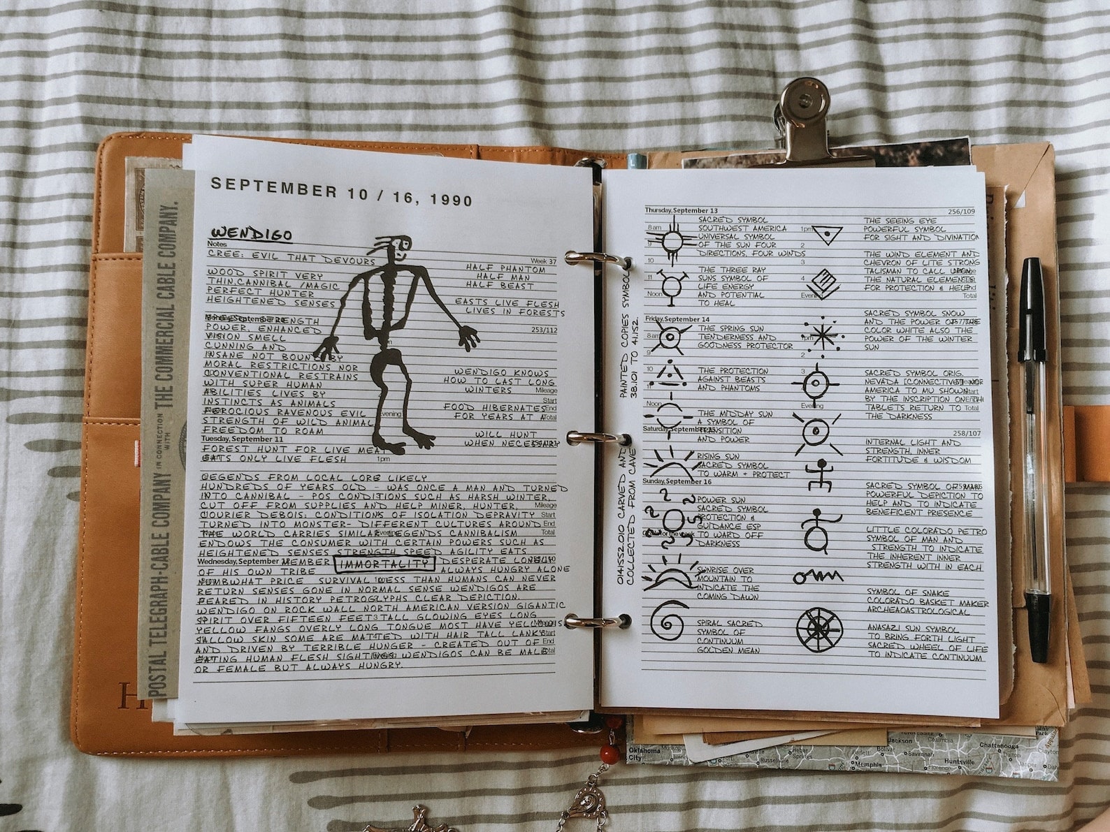 Wendigo Supernatural Drawing