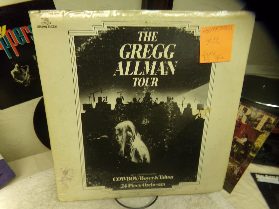 Gregg Allman / Tour / Double Album Set / Must Read Description - Etsy