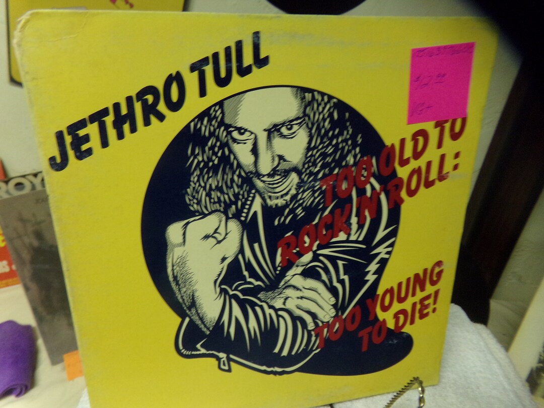 Jethro Tull / Too Old to Rock 'n' Roll - Etsy