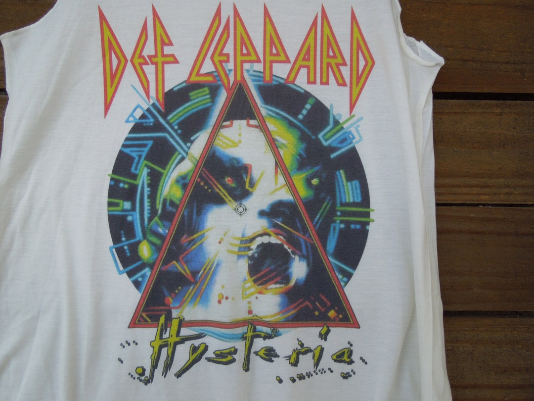 Def Leppard hysteria Tank Top, 1980s Vintage - Etsy