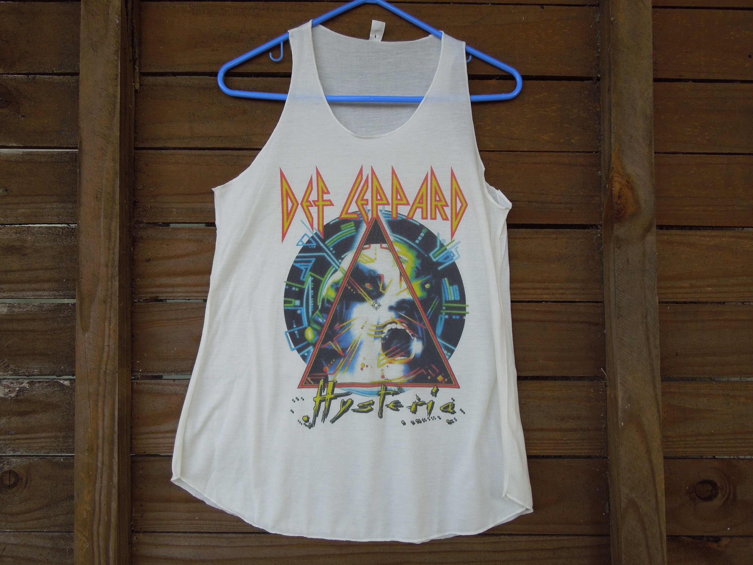 Def Leppard hysteria Tank Top, 1980s Vintage - Etsy