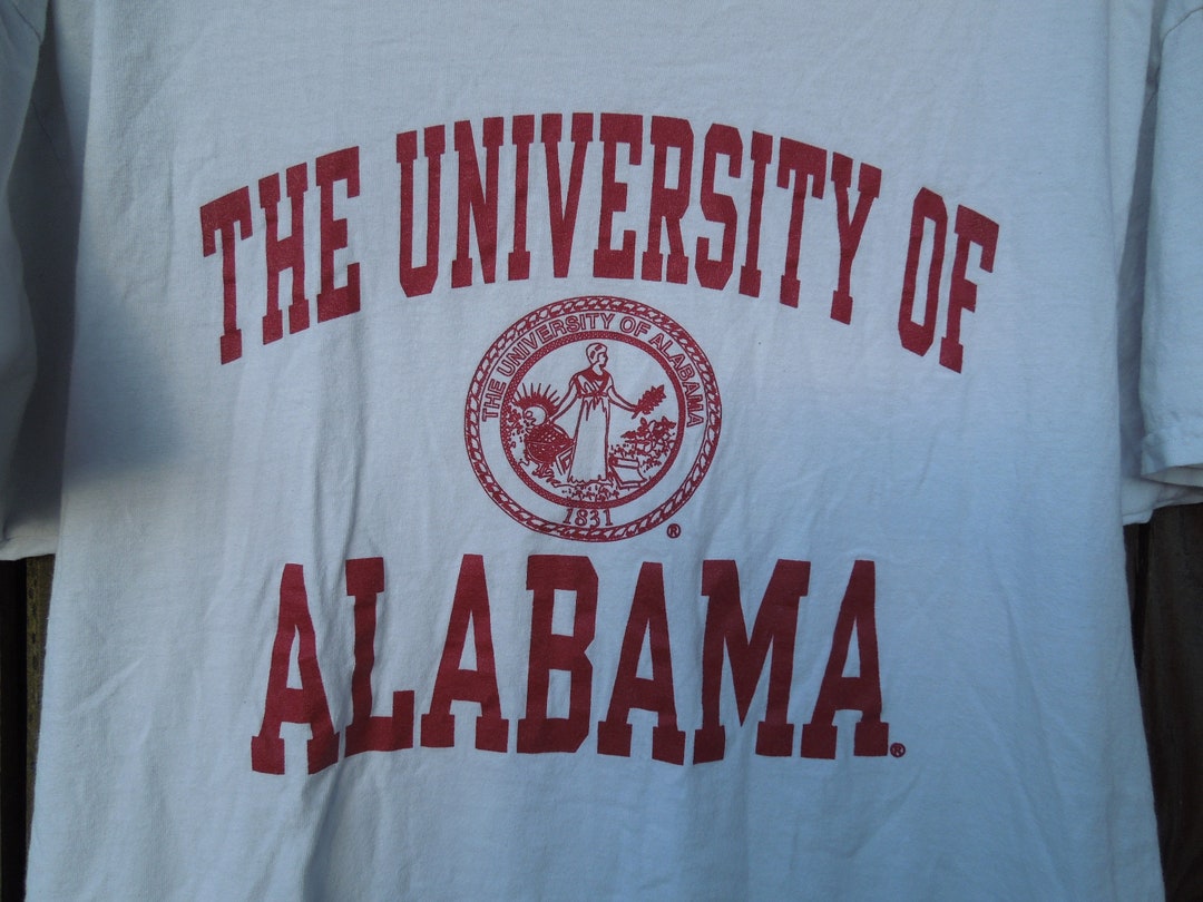 University of Alabama T-shirt, XL, '90s Vintage - Etsy