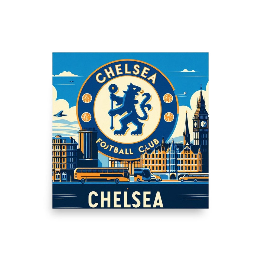 Chelsea FC Art Print - Etsy