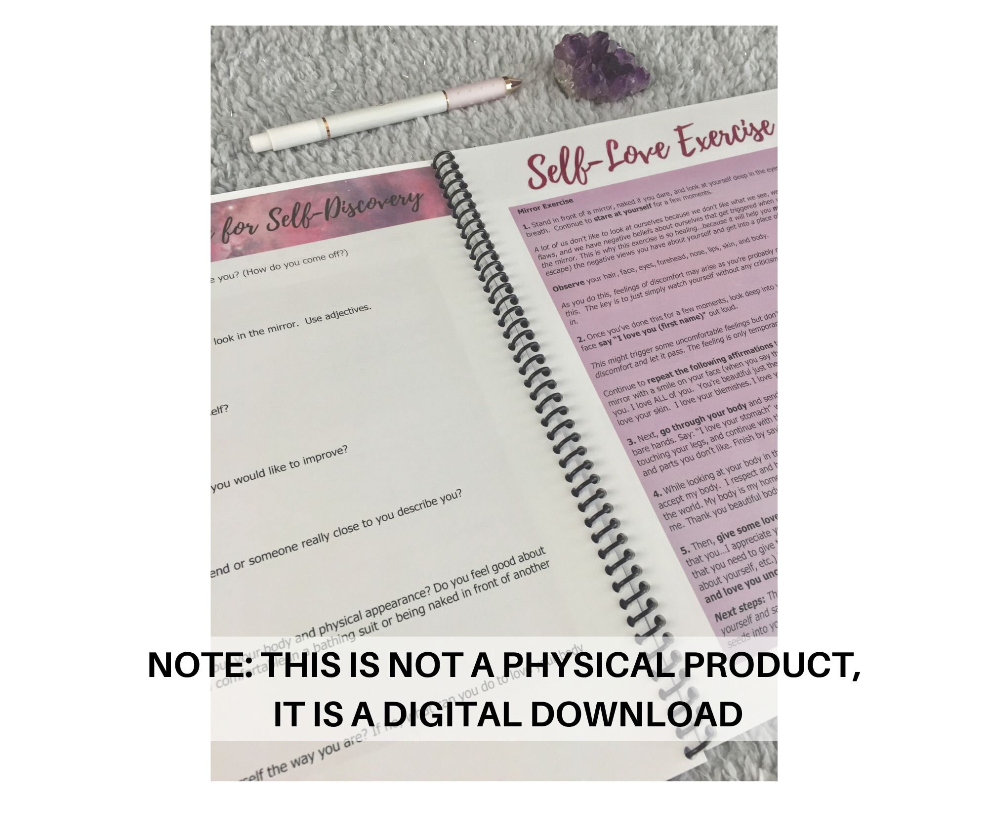 100 Question Self-discovery Workbook - Etsy