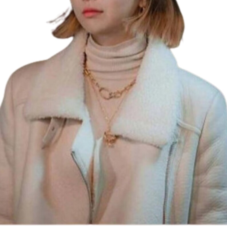 Handmade Women's WWI White B3 Bomber Genuine Leather Jacket-vintage ...