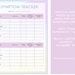 Chronic Illness Weekly Symptom Tracker | Spoonie Medical Organizer ...