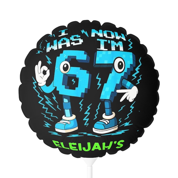 67 Number Balloons - Etsy