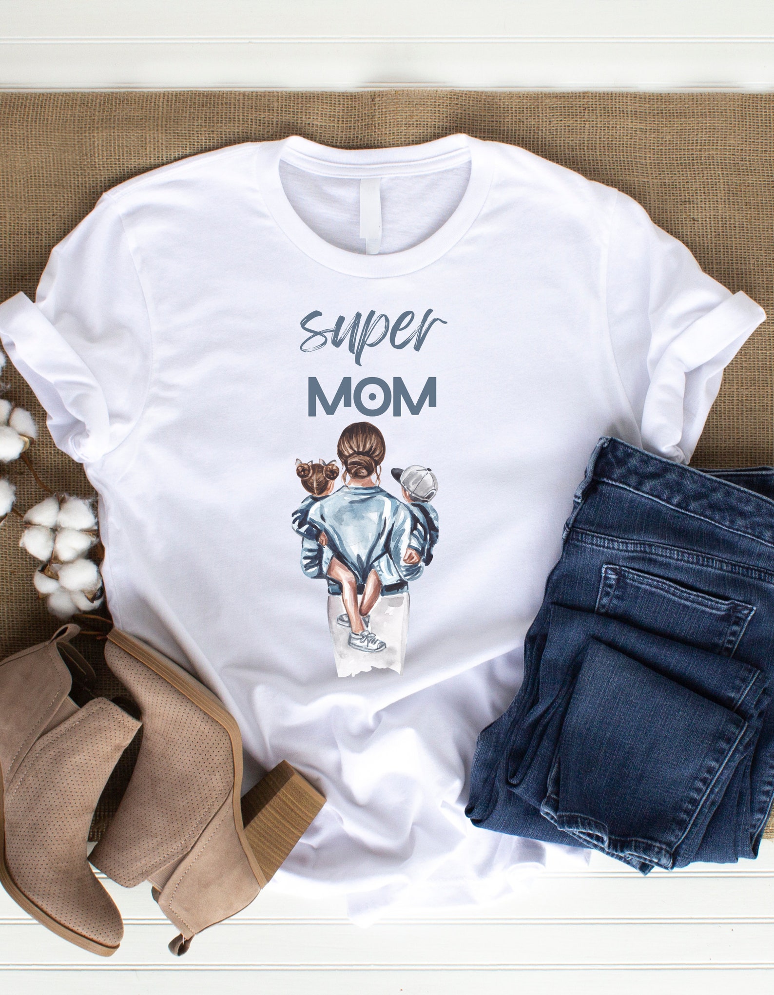 Mom Digital Download - Floral Print With Heartfelt Message for Mother's ...